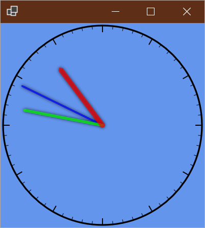 .NET实时2D渲染入门·动态时钟 - 知乎