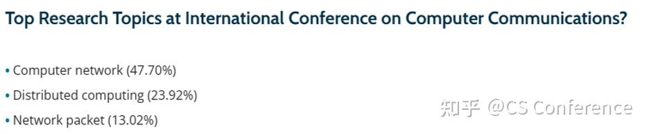 INFOCOM'24 | 截稿在即, 计算机网络顶级会议！港科大学者入围指导委员会！五位国内学者任Chairs！ - 知乎