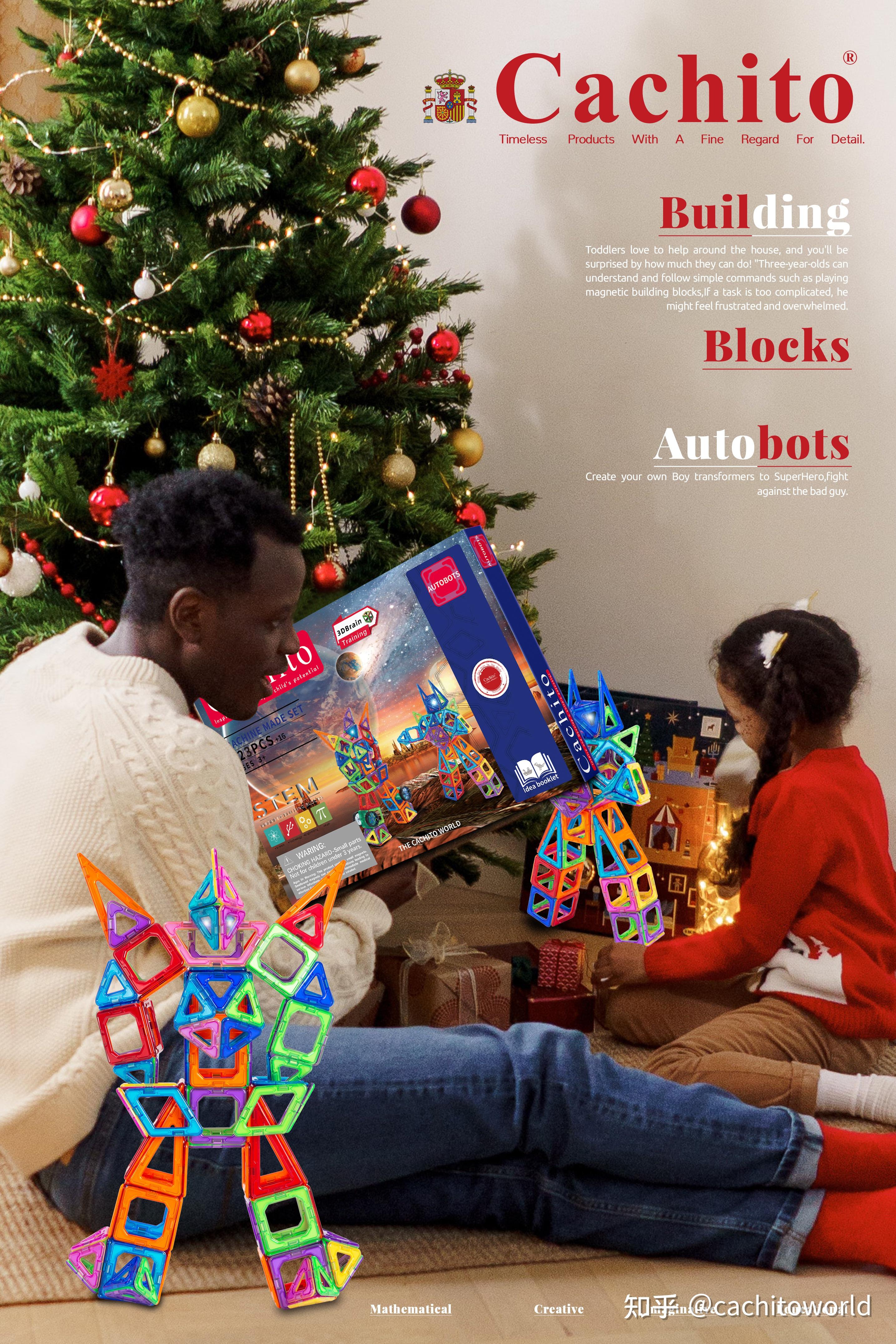 西班牙Cachito卡奇多磁力片塑造儿童空间概念 - 知乎