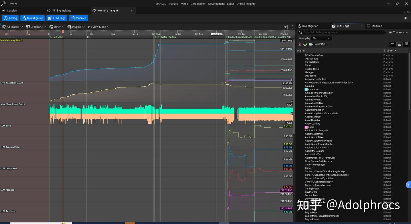 Unreal Engine显存泄露定位解决分享——工具及使用 - 知乎