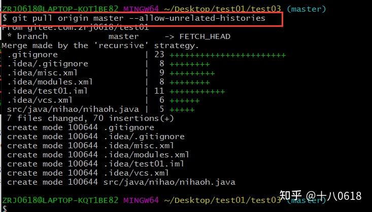 【Git】Git的使用（连接远程仓库） - 知乎