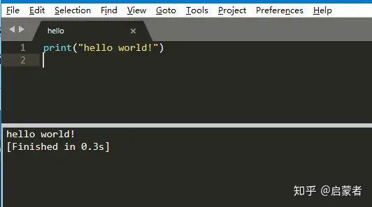 Sublime Text 运行python无法出结果 知乎