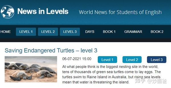 News in Levels，比newsela更适合中国人的英文分级新闻神器 - 知乎