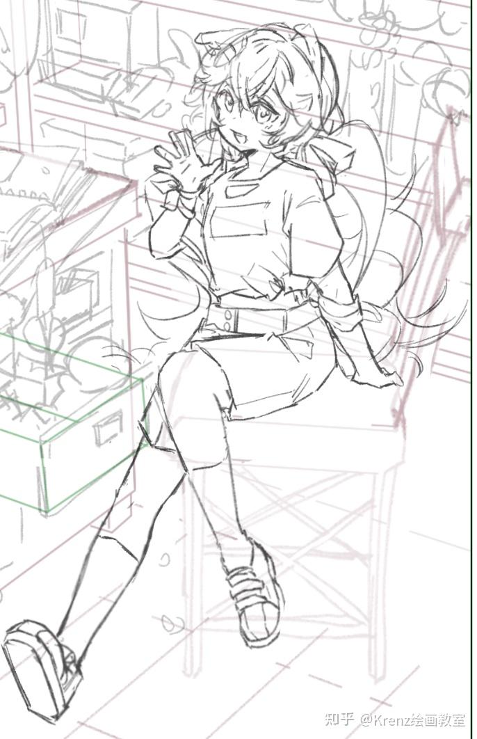 Krenz绘画教室【优秀作业心得】基础透视与结构-0118 - 知乎