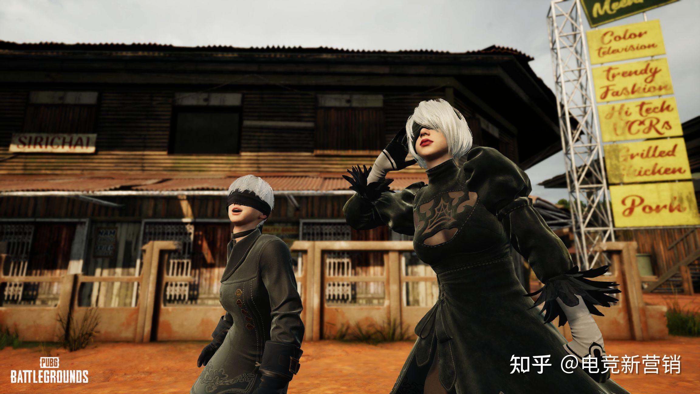 PUBG 尼尔系列联名 2B小姐姐高清图集欣赏 - 知乎