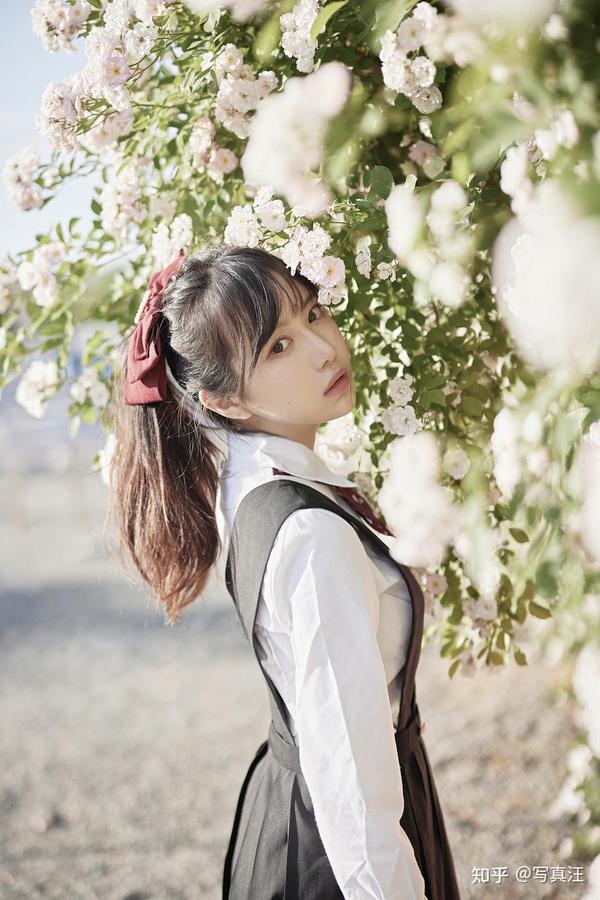 Shika小鹿鹿写真合集cos图片:蔷薇JK - 知乎