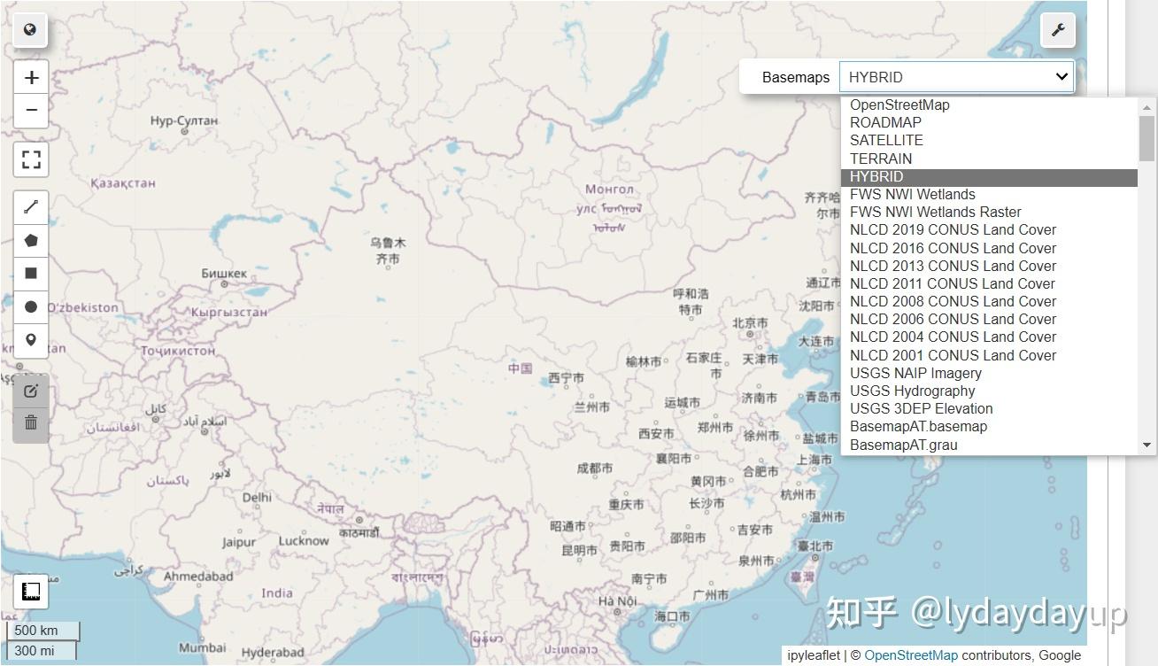 GEE学习1-初始化底图与导入数据 - 知乎