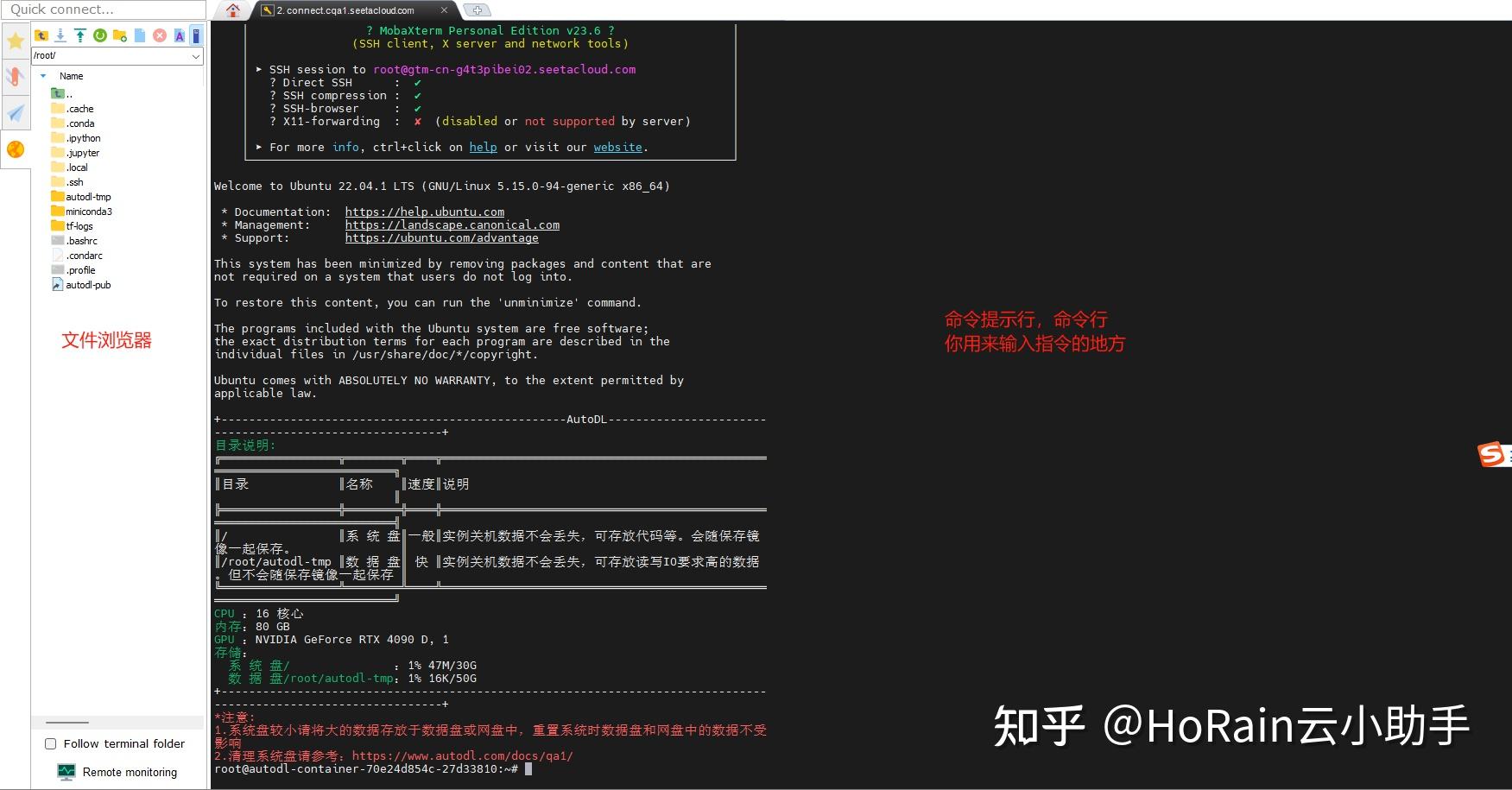 HoRain云--如何使用服务器训练AI模型 - 知乎