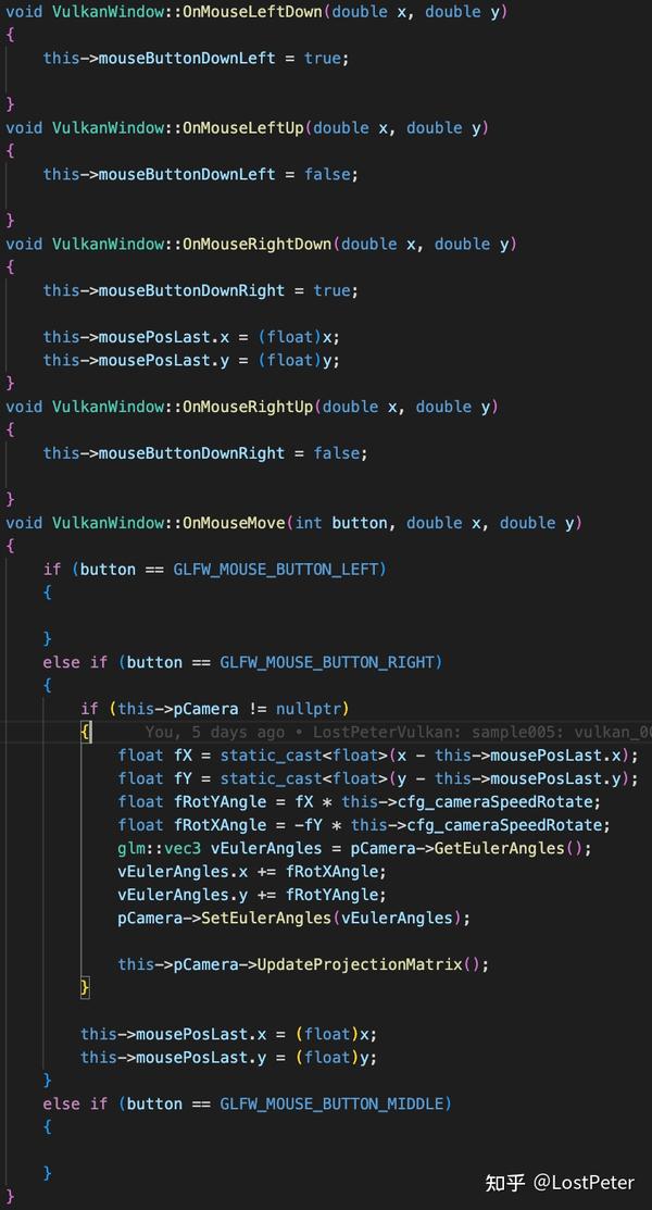 Vulkan学习例子005: vulkan_005_camera 摄像机漫游功能 - 知乎
