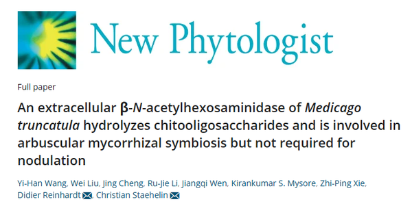 New Phytologist | 中山大学研究揭示宿主植物通过胞外水解酶调控共生微生物信号的机制 - 知乎