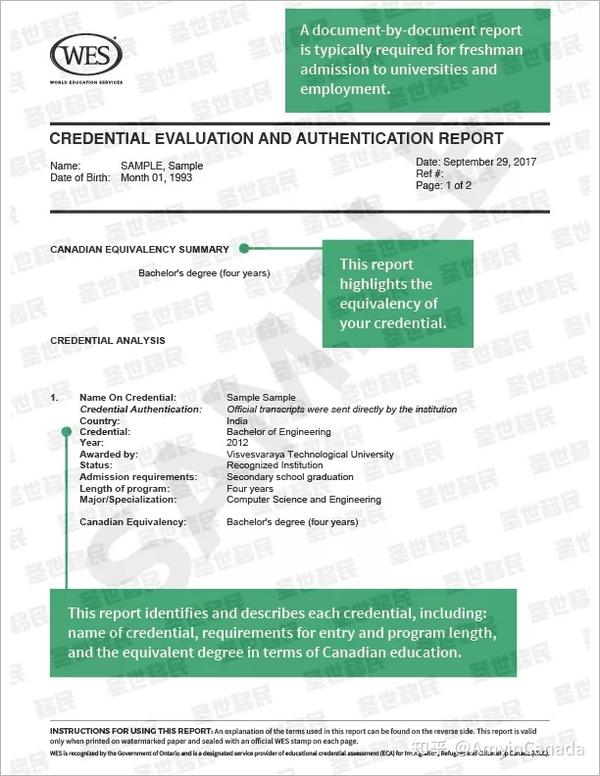 【收藏】加拿大移民必备攻略，手把手带你做WES学历认证申请！ - 知乎