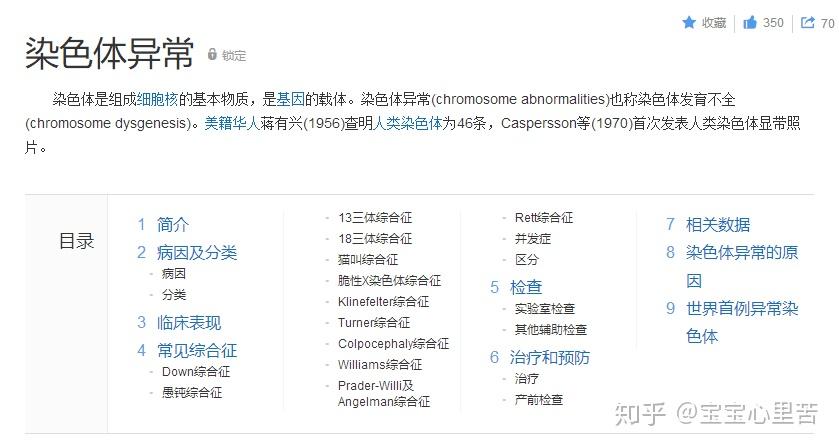 深入解读：怀孕期间胎儿染色体异常需要检查的项目 知乎