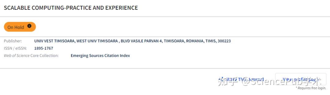 注意！刚刚又新增9本期刊被On Hold，涵盖SCI /SSCI /AHCI /ESCI - 知乎