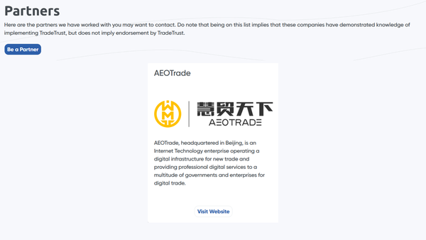 慧贸天下与TradeTrust携手，共推国际贸易单证数字化 - 知乎