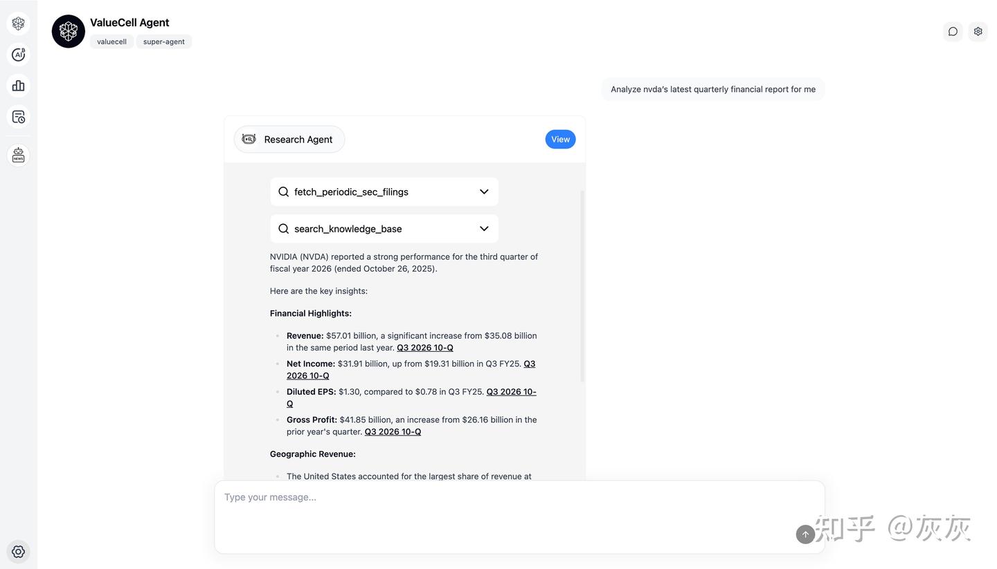 从下载实测第一开源金融智能体：ValueCell - 知乎