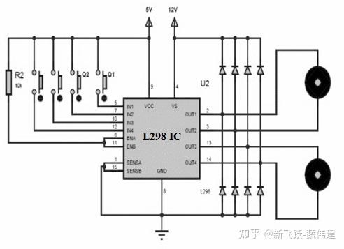 L298 电机驱动IC：引脚配置及其应用 - 知乎