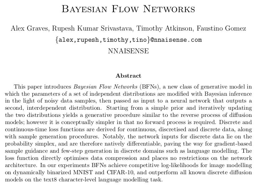 Bayesian Flow Networks 浅释 - 知乎