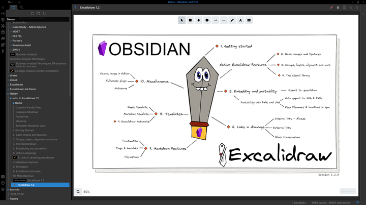【工具学习】Obsidian - Excalidraw插件 - 中文手写体设置 - 知乎