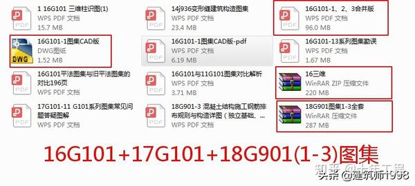 工程人必备：16G101、17G101、18G901全套图集 - 知乎