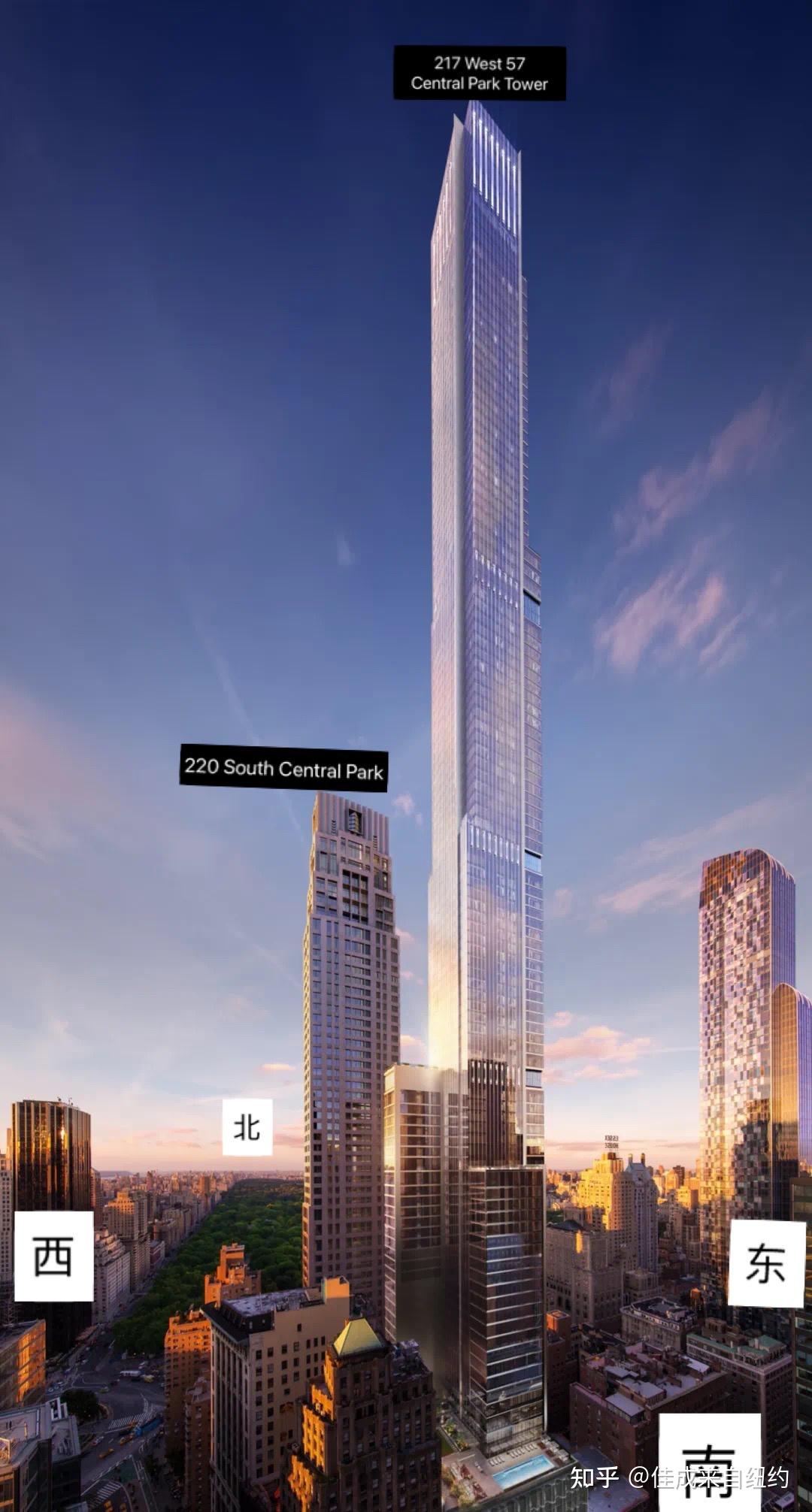 曼哈顿亿万富翁大道上的实力楼王2.5亿顶层公寓之Central Park Tower - 知乎