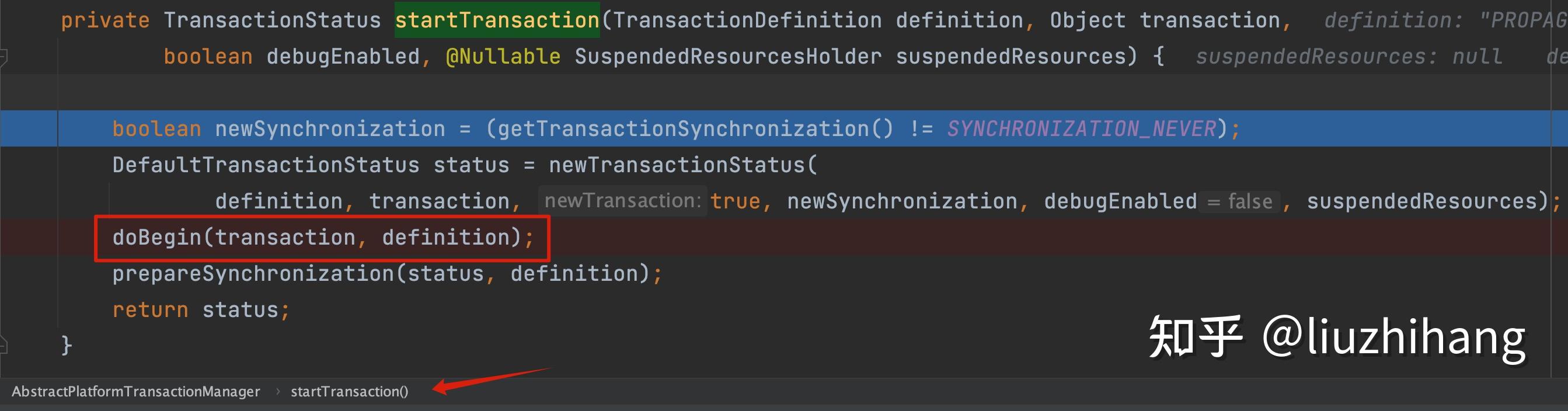 Spring @Transactional 注解是如何执行事务的？ - 知乎