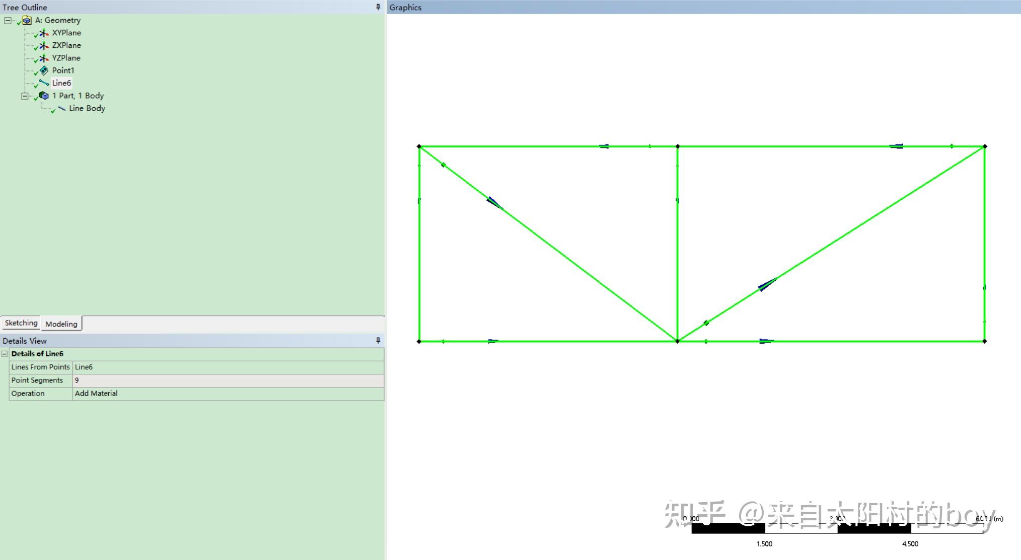 workbench DesignModeler中导入点的坐标创建构造点后，通过lines from points创建线体失败问题 - 知乎