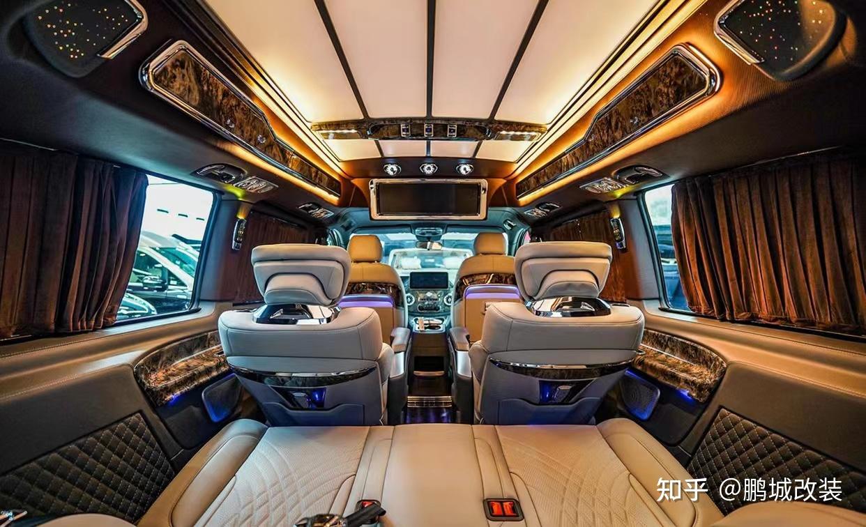 威霆中国风改装风格分享，奔驰v260改装中排座椅 - 知乎