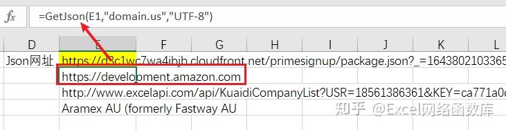 JSON数据抓取公式GetJson() - 知乎