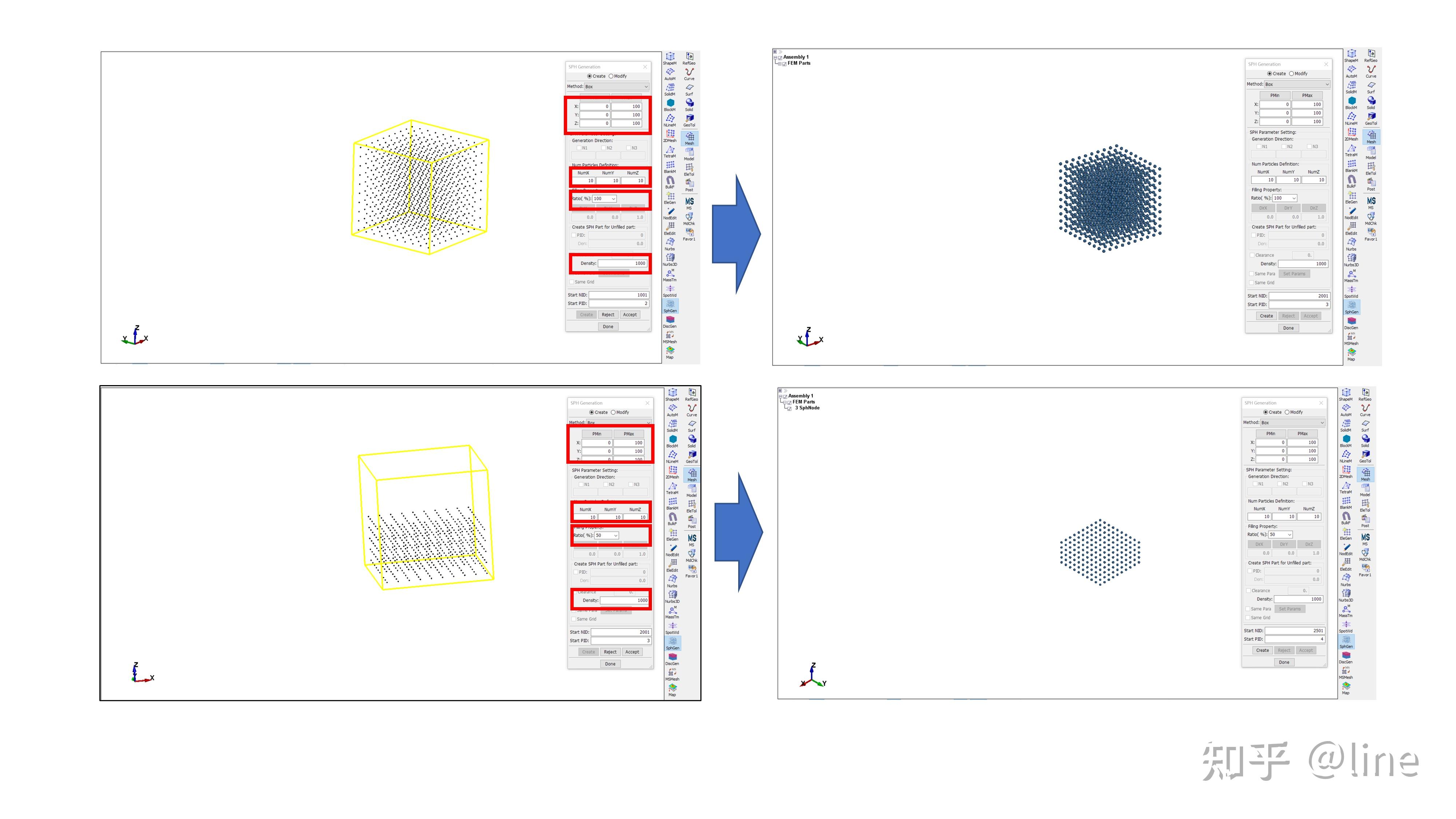 LS-DYNA网格划分（八）：LS-PrePost—无网格划分功能，SPH粒子的生成 - 知乎