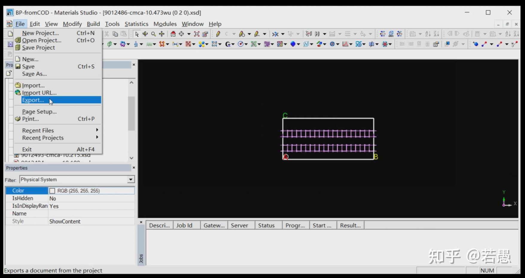 lammps计算中，MS模型文件转化为data文件 - 知乎