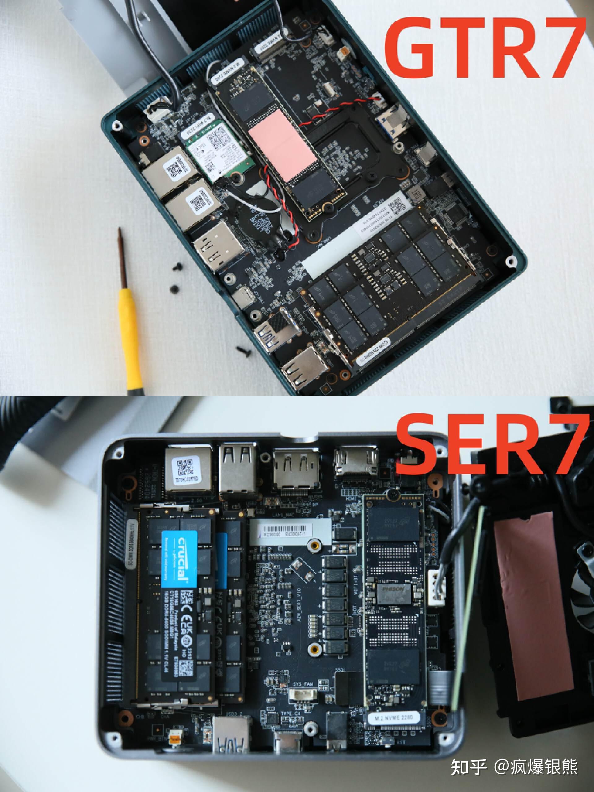 零刻GTR7和SER7开箱对比评测，谁才是真正的最强性能？ - 知乎