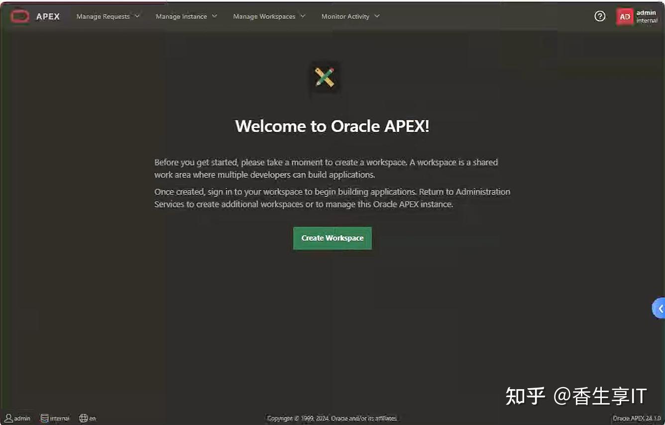 从零开始Oracle APEX 24.1和ORDS 24.3安装和入门使用 - 知乎