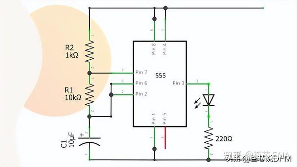 手把手教你555定时器闪光灯电路：元器件清单+工作原理详解 - 知乎