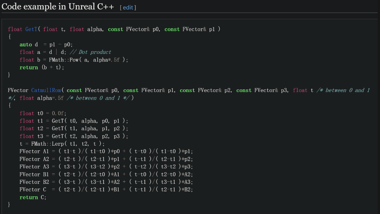 03 最详细的Catmull-Rom Spline 推导与应用 - 知乎