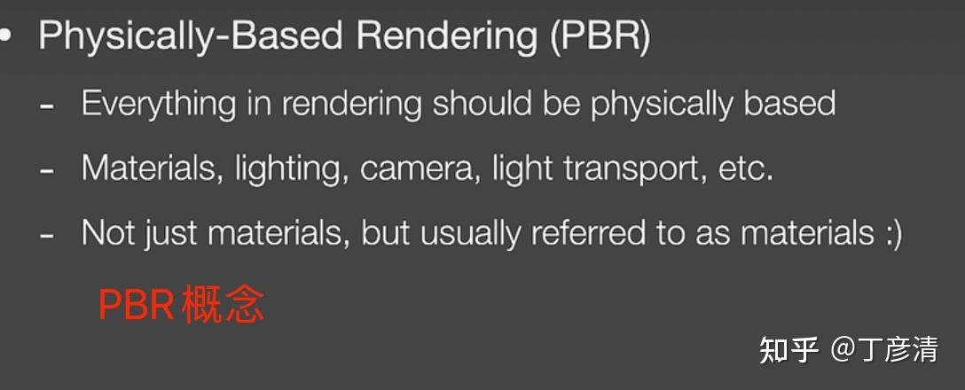 闫令琪 Games202《高质量实时渲染》学习笔记p10 Pbr Materials（surface Models） 知乎