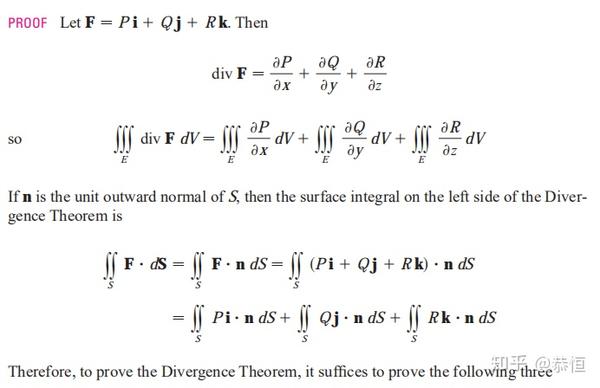 散度定理(Divergence Theorem) - 知乎