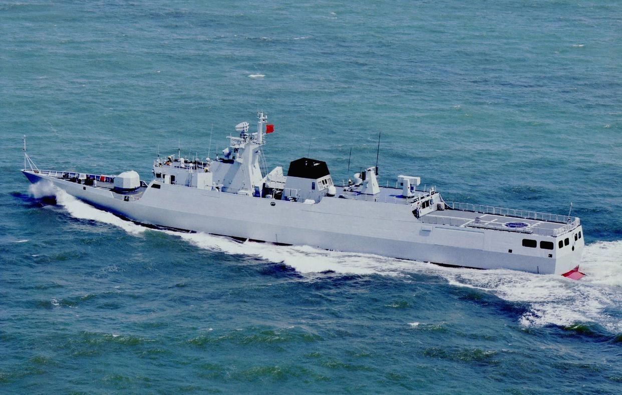 056型护卫舰054A型护卫舰部分海警船主炮H/PJ26型单管76mm隐身炮 - 知乎