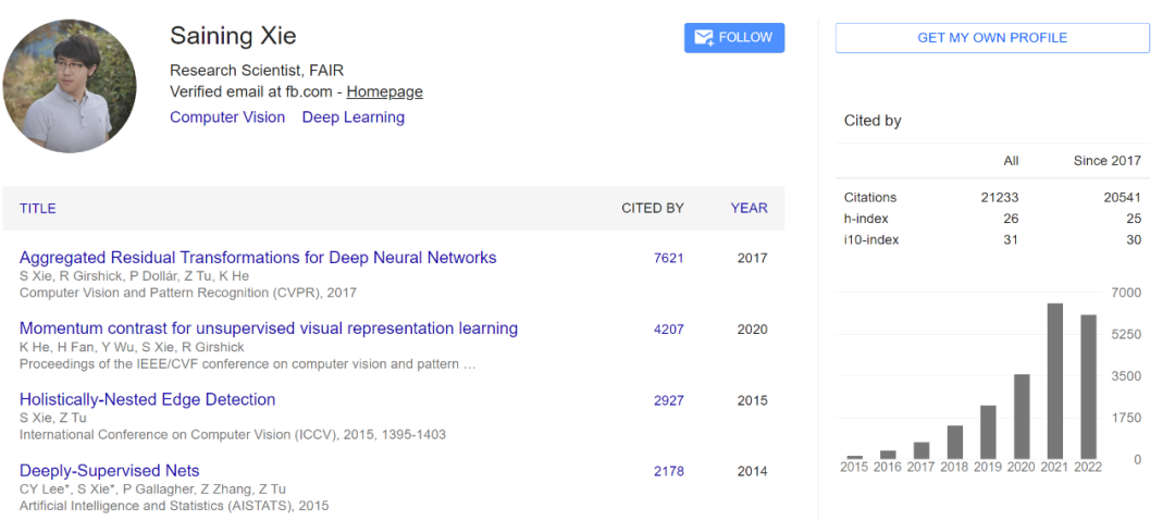 ResNeXt一作谢赛宁将从Meta离职，加入纽约大学任助理教授 - 知乎
