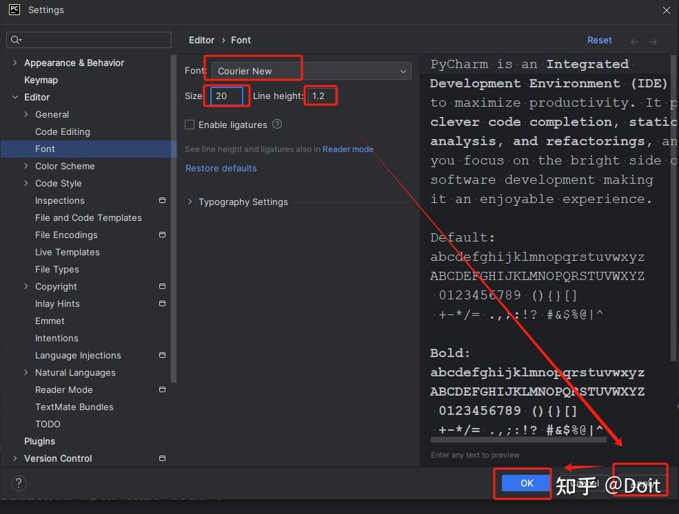 004、Python pycharm编辑器修改代码字体 - 知乎