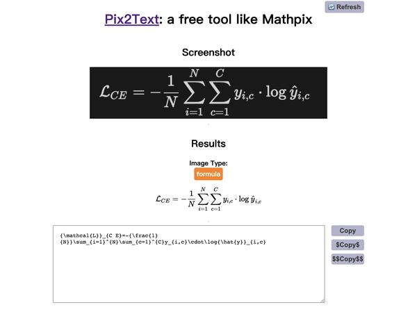 Pix2Text: 替代 Mathpix 的免费 Python 开源工具 - 知乎