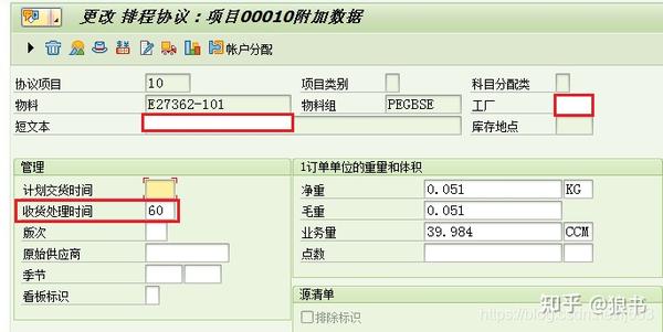 SAP中采购交货时间取值物料主数据或采购协议配置分析测试 - 知乎