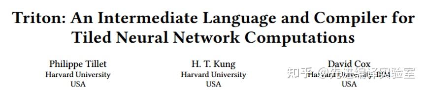 OpenAI Triton分享：Triton概述 - 知乎