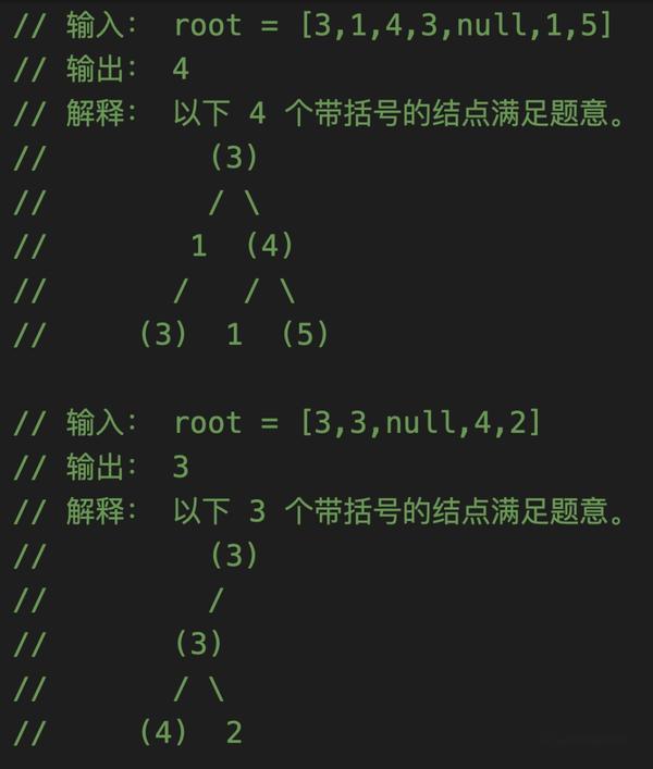 Leetcode 1448 统计二叉树中好节点的数目 递归dfs Python3go 知乎