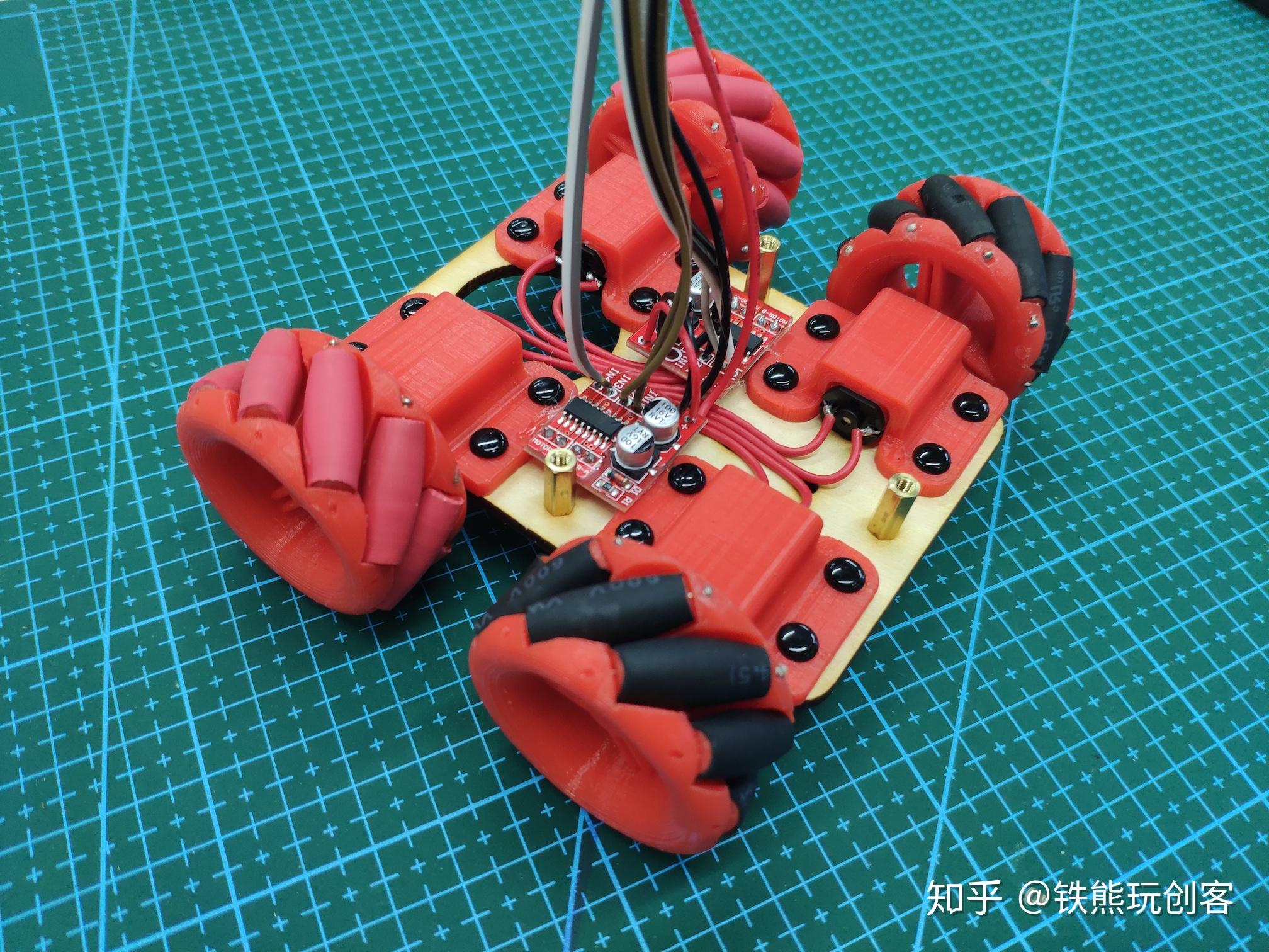 铁熊玩创客 | 还在羡慕大疆 RoboMaster S1？技术宅教你自制全向麦克纳姆轮战车！ - 知乎