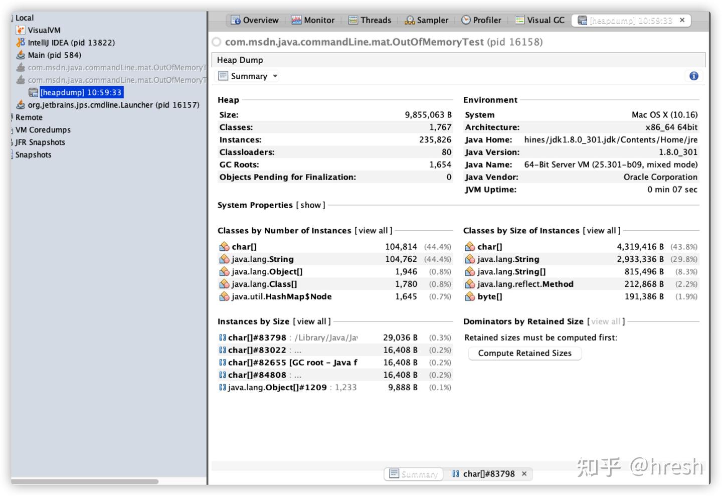 JVM系列之：日志分析工具：GCViewer、VisualVM、GCeasy - 知乎
