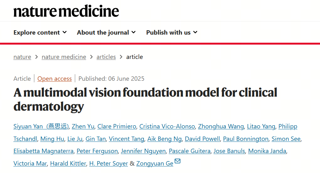 鹰瞳Airdoc丨PanDerm AI见刊《Nature Medicine》：皮肤癌早筛准确率提升11% - 知乎