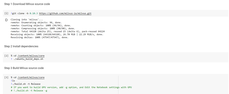 基于 Google Colab 的 Milvus 使用教程 - 知乎