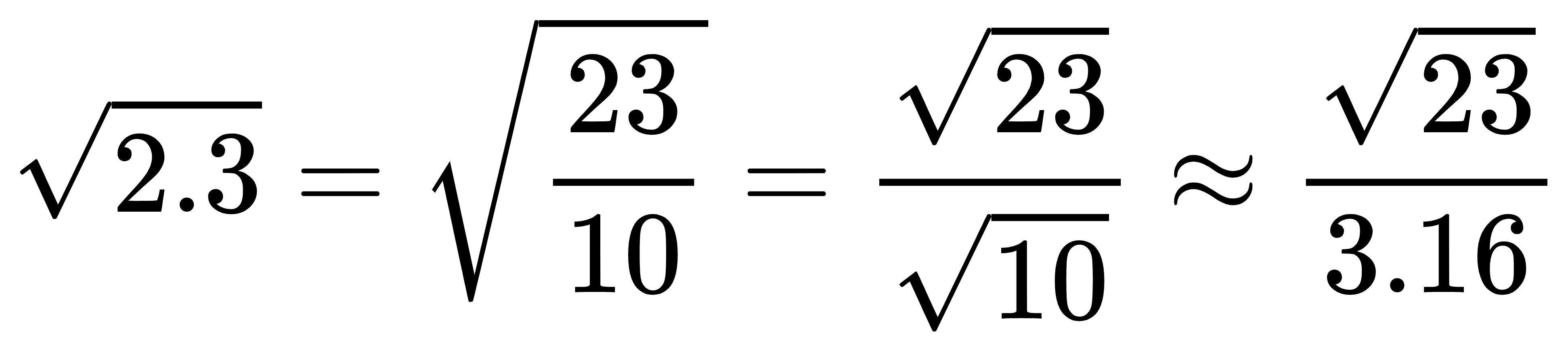 二次根式的近似值估计——手算根号 - 知乎