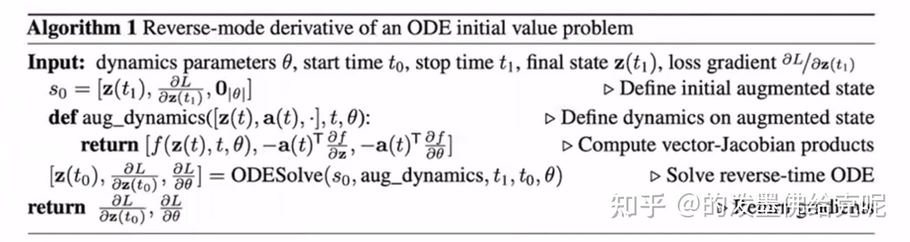 Neural ODE（Ordinary Differential Equations）/神经常微分方程 - 知乎
