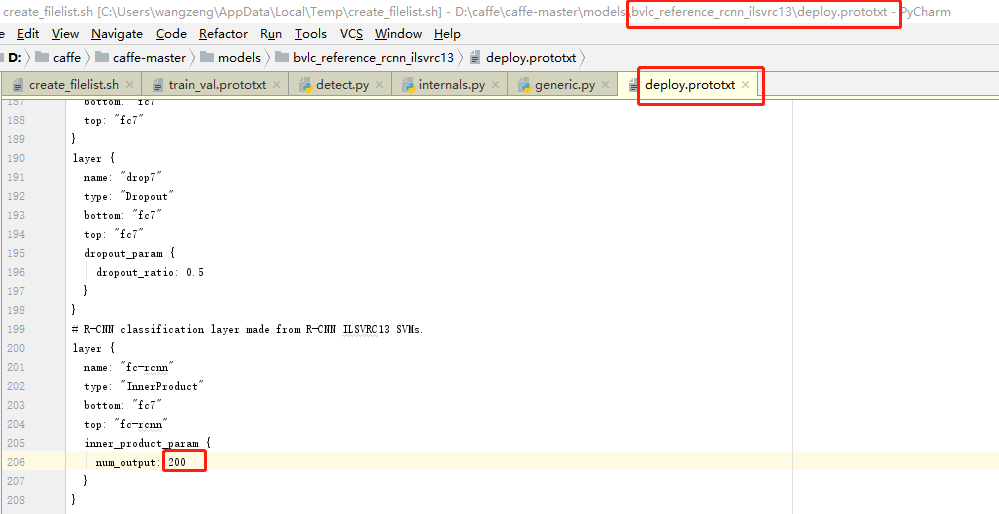 caffe跑rcnn遇到ValueError: Shape of passed values is (1000, 1570), indices ...